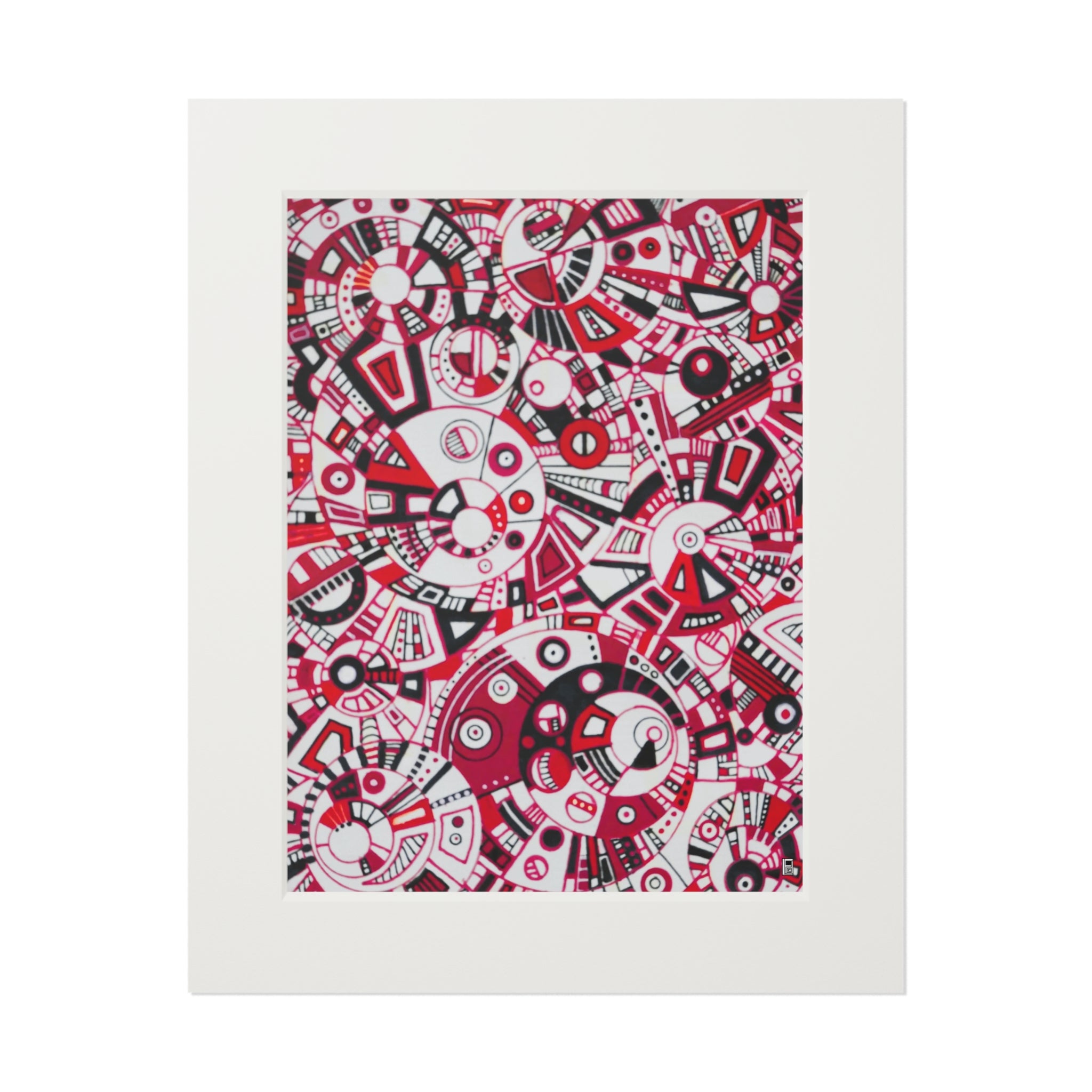 Fine Art Print (Cardboard Frame) - No. 276 - 'Interlocked' – Fiona de ...